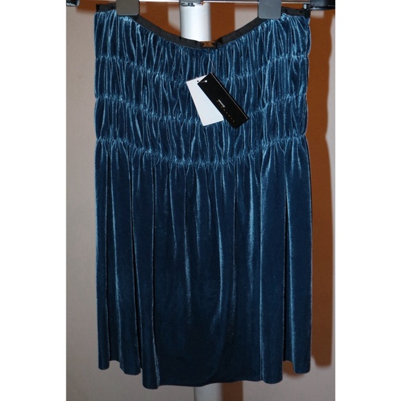 Grace Elements | Skirts | Grace Elements Blue Smocked Skirt | Poshmark